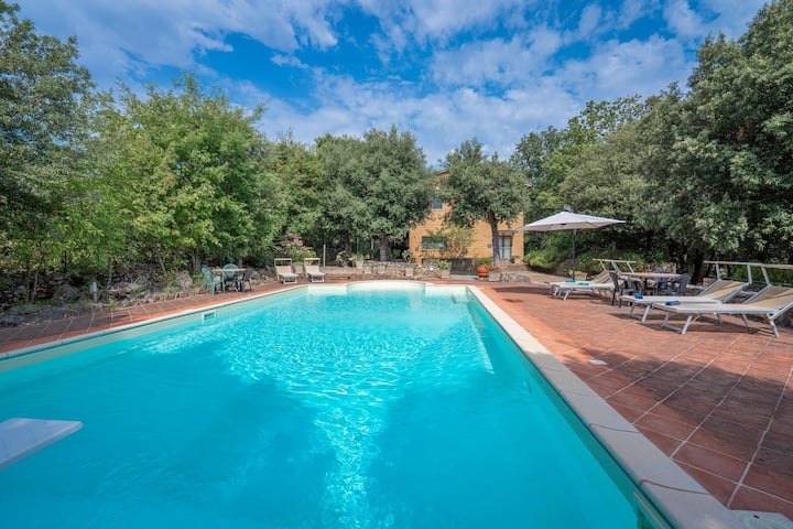 Santa Colomba House, Siena, Nature And Pool - Monteriggioni