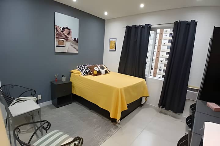 Shb - Pequeno Paraíso Kitnet C/ Conforto Exclusivo - Santos