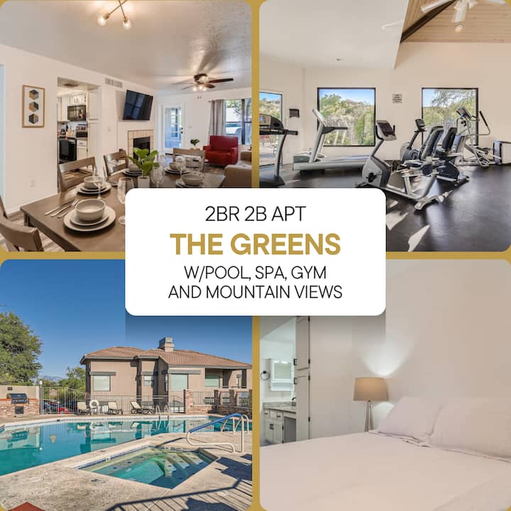 Ideal Full 2br Apt H/h Pool, Gym & Mountain Views! - 투손