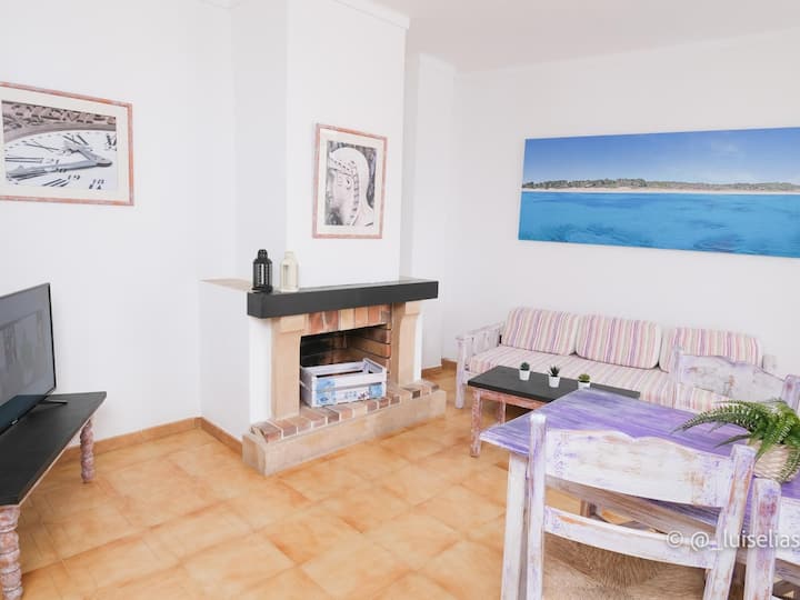 Apartamento Con Terraza Y Vistas Al Mar C - Ses Salines