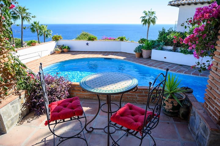 Luxury Villa, Magic Sea Views, Private Heated Pool - Salobreña