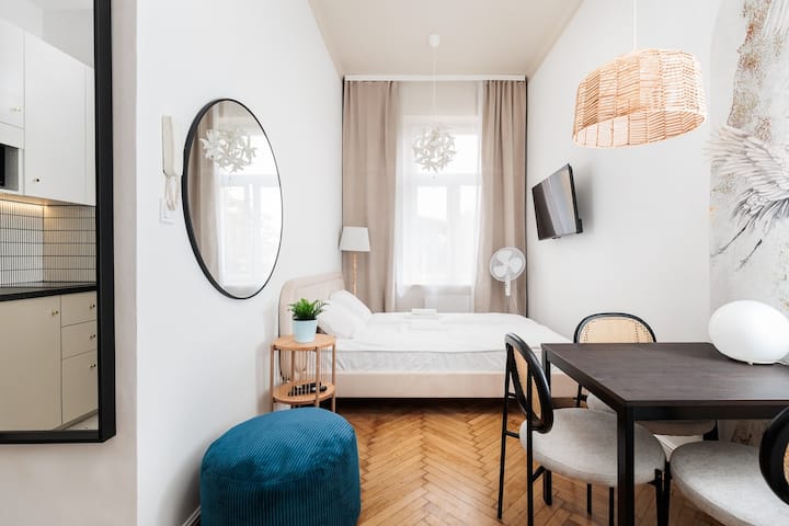 Classic Charm In The City Center- 2' Train Station - Krakau