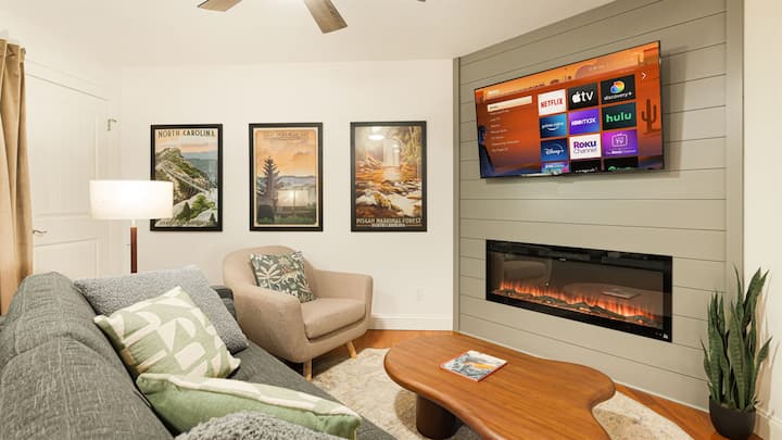 Sgl-lvl | Hot Tub | Fireplace | Ev Charger | Grill - Asheville, NC