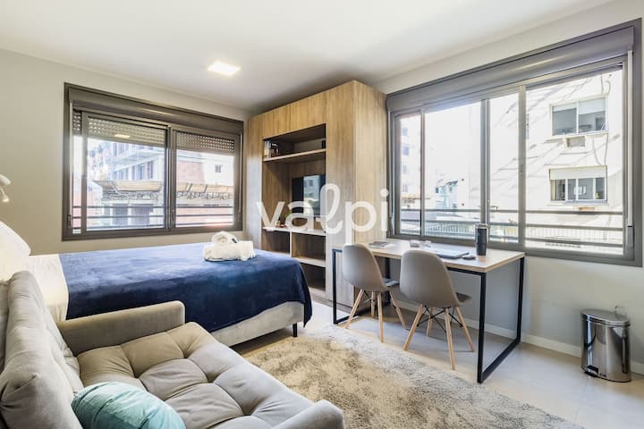 Solarium, Wifi, Smartv, Vaga, Redenção - Jp0215 - Porto Alegre