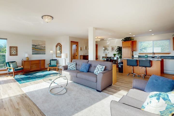 2br Oceanview With Spacious Deck And Wifi - Copalis Beach, WA