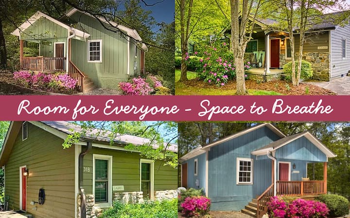 4 Cottages-15 Min. To Biltmore- Sleeps 18 - Sierra Nevada