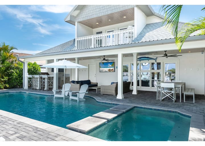 Waterfront Home-paradise Cove-private Pool/hottub - Indian Rocks Beach, FL