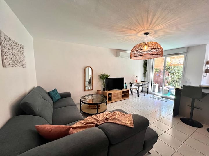 Le Ernest - Avec Parking, Jardin Privé Et Piscine - Toulouse