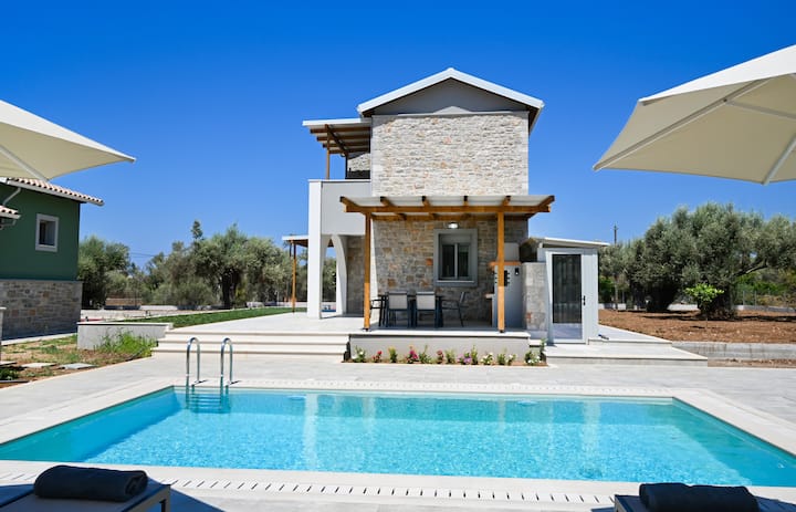 Charming Villa Penelope With Private Pool Walking - Lefkada