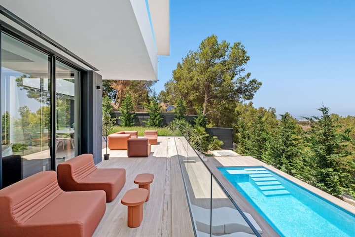 Villa Pinares De San Antón Sea,city&mountain Views - Málaga
