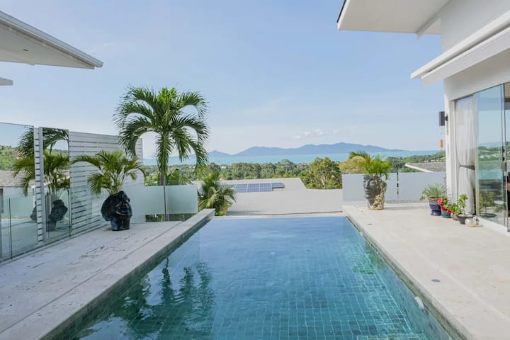 Luxurious 3br Villa Malina Sea & Jungle Views - Ko Samui, Island