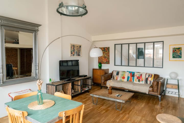 Jacobin - Hypercentre, Rooftop, Parking & Clim - Toulouse