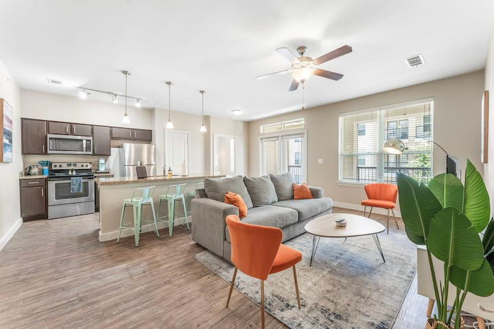 Trendy Soco 2br King Suite W/ Gympickleballlaundry - Southpark Meadows - Austin