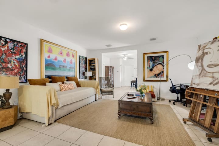Artful King Room With Free Parking - Miami