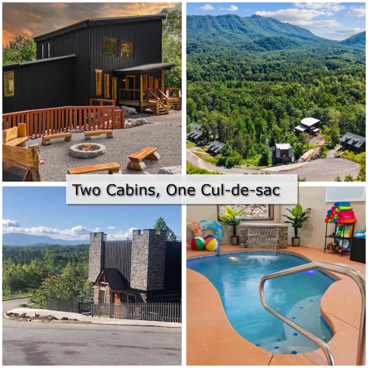 Side By Side Cabins - Indoor Pool & Game Rooms - Soaky Mountain Waterpark, Sevierville