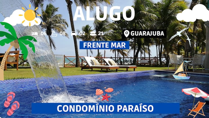 Beachfront House With 5 Suites In Guarajuba - Camaçari