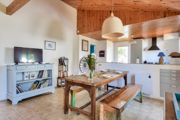 Maison Pour 4- Jardin - 600m De La Plage - Barbâtre