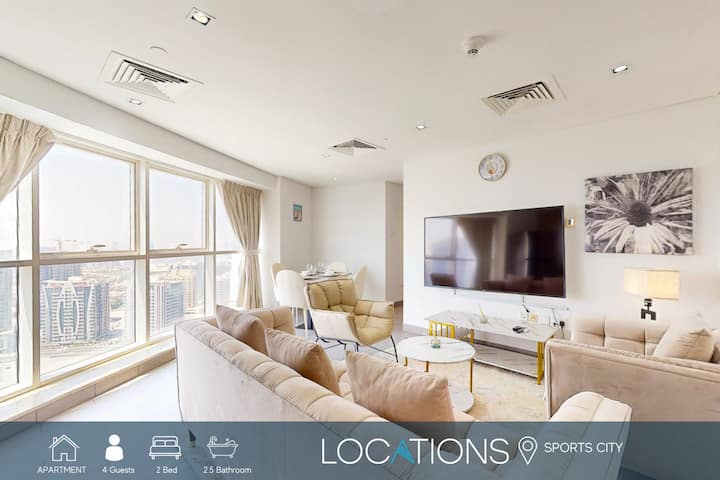 The Bridge - Tranquil Two Bedroom In Sports City - Dubai