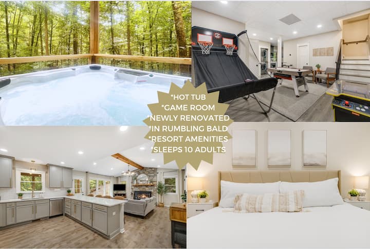 Pool, Game Room, Hot Tub, Golf! - レイク・ルーア, NC