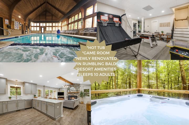 Pool, Game Room, Hot Tub, Golf! - Lake Lure, NC
