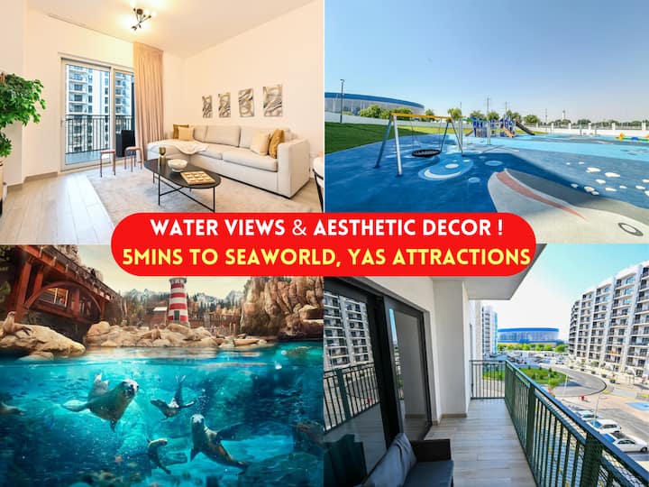 Chic Family 2br, Canal Views! Near Ferrari World - Abou Dabi
