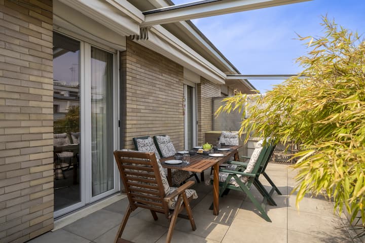 Glamorous Terrace - Excl. 3bdr A 300mt Da Centrale - Milán