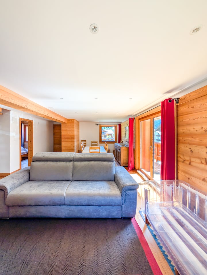 Magnifique Chalet Avec Vue Centre Champéry - Champéry