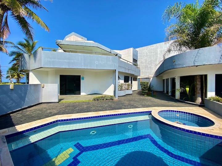Casa Alto Padrão De Frente A Praia - Peruíbe