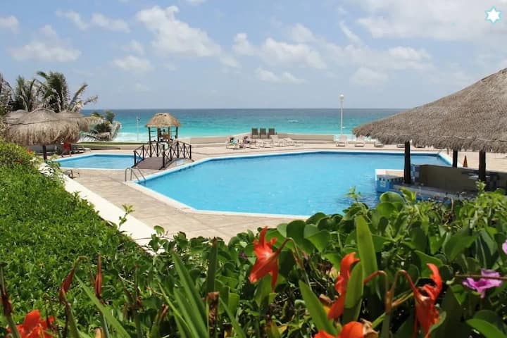 Departamento Complejo Playa Privada Zona Hote - Cancún