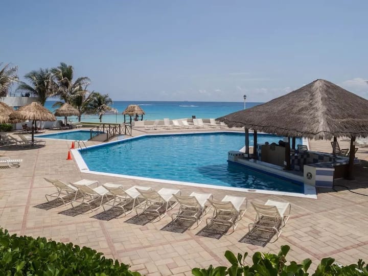 Departamento Complejo Playa Privada Zona Hote - Cancún