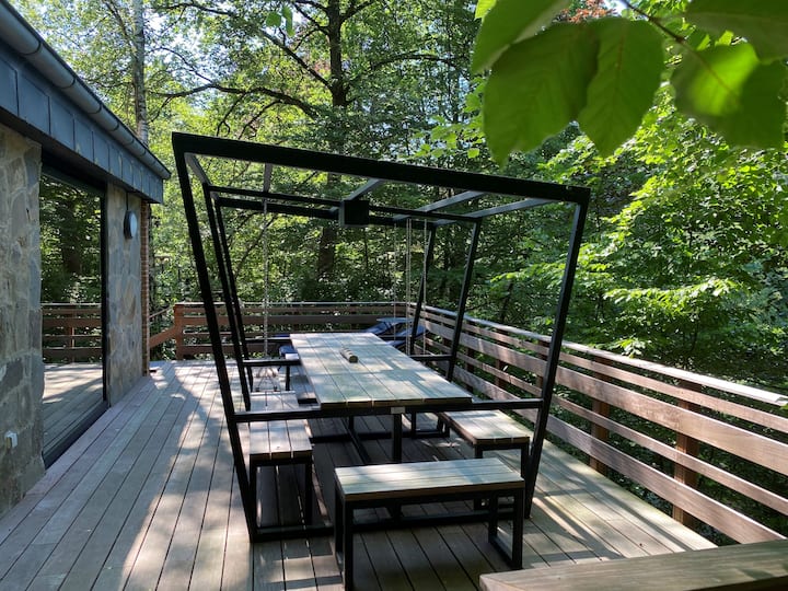 Boshuisje 'Les Violettes' - Bosvioolpad 1 - Durbuy