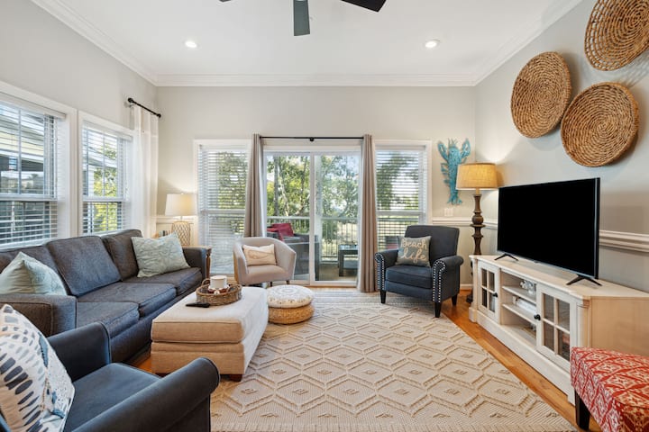 River Views, Community Pool! 101 Waters Edge - Folly Beach, SC