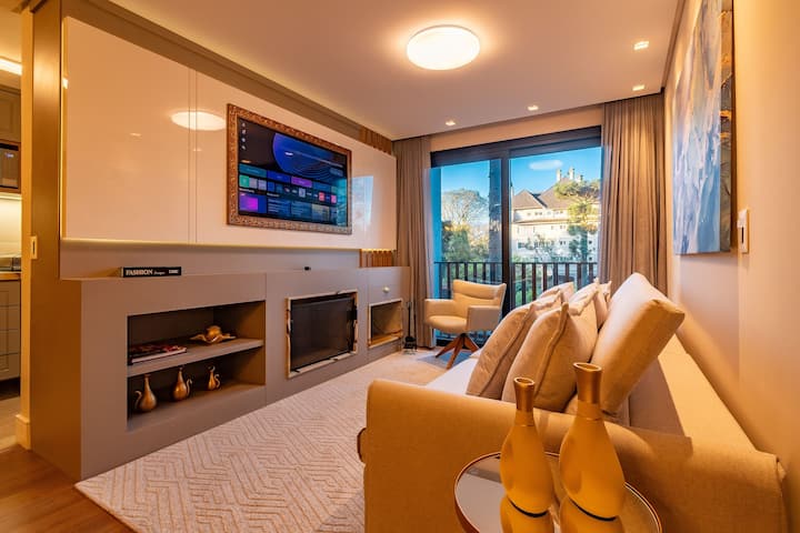 Rosa Apartamento Monte Lussari 201 A - Gramado