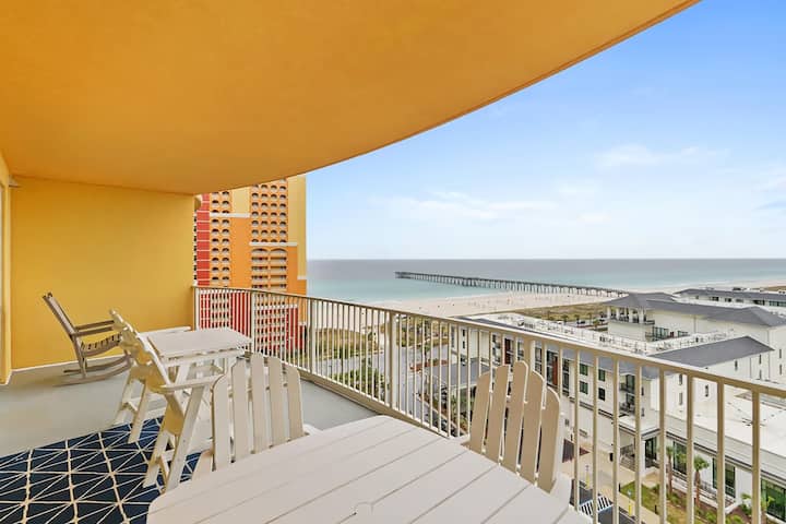 Beachfront Balcony-pools-calypso 3-1011 - Panama City Beach, FL