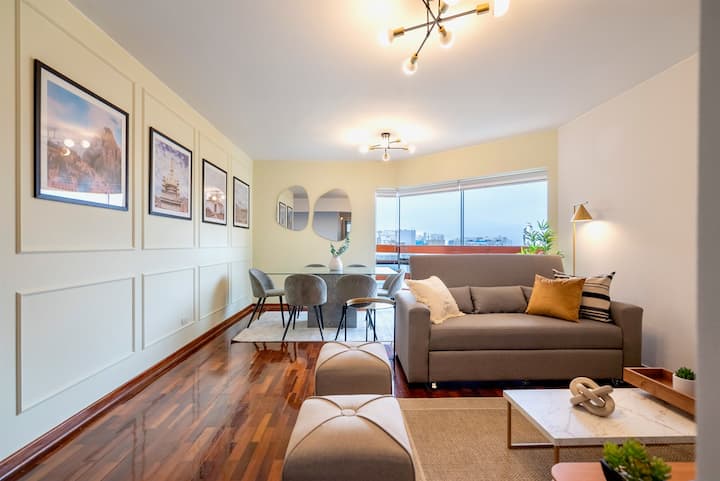 Alu Apts|modern 4bdr, W/ac, Wi-fi 400m - Perú