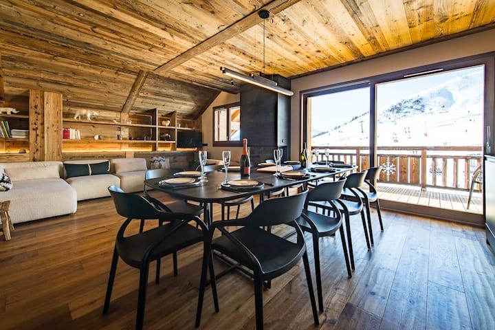 Spacieux Duplex Pour 1012 Personnes Avec Jacuzzi D - Fontcouverte-la-Toussuire