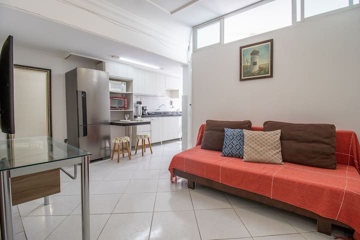 Was36 - 1dorm Climatizado, Calçadão, Tv's Smart - Balneário Camboriú