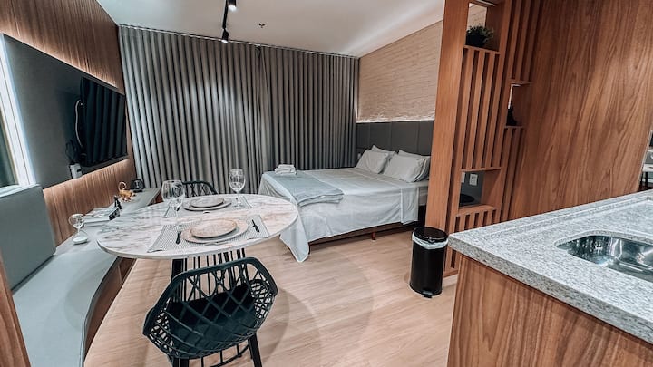 Moderno, @Marista, Cama Queen, Wifi - Próx ÓRion - Goiânia