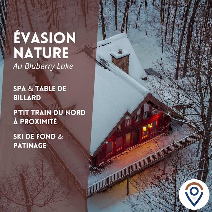 Chalet Zurri - Spa, Lac Et Zenitude En Forêt - Laurentides