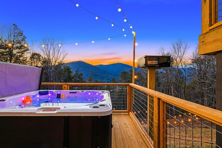 Year-round Heated Pool, Hot Tub, Mtn View, Sleep16 - Asheville, NC