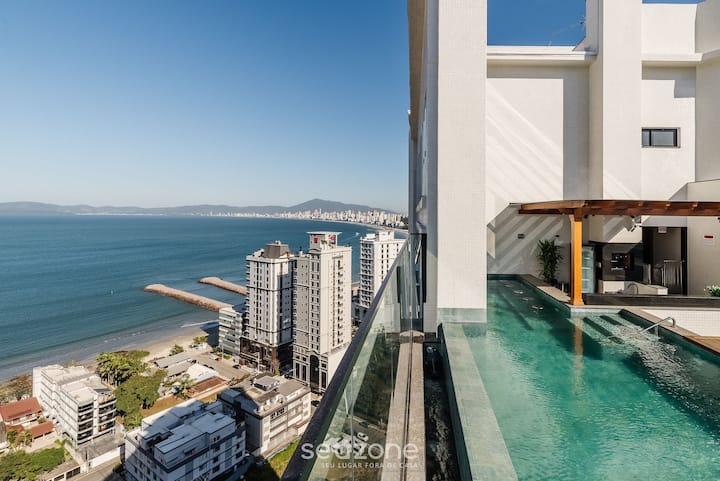 Apt Comfortable Sea View 280m From Beach Mhf0802 - Itapema