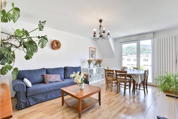 Lumineux, Terrasse Ensoleillée, Vue Panoramique - Ensisheim