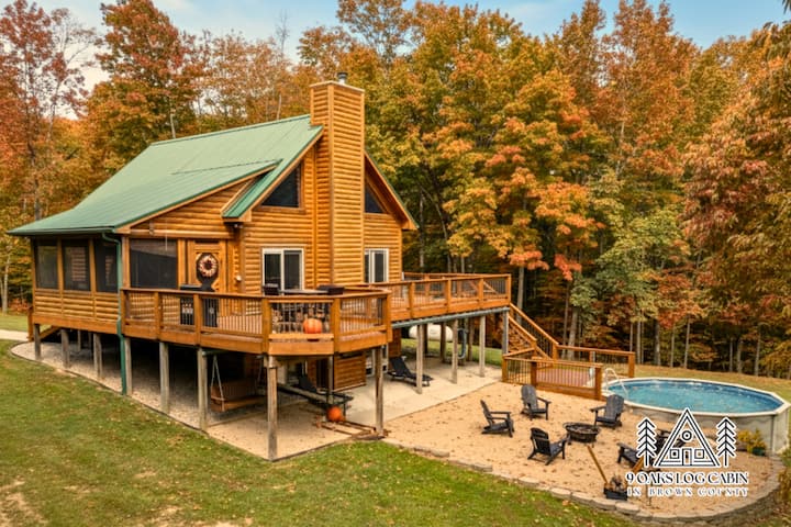 9 Oaks Log Cabin Of Brown County - Brown County, IN