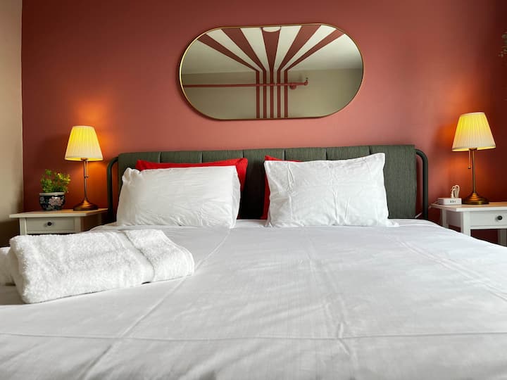 Pink Sunrise: Energetic Studio, Bold Decor - Halifax