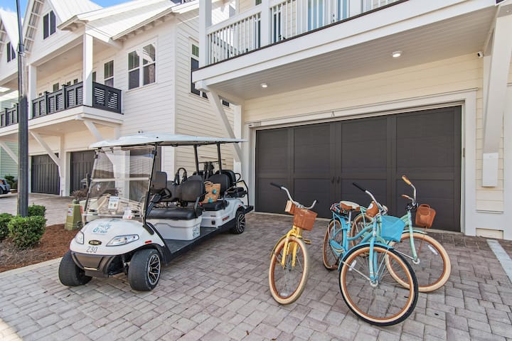 Resort Pool | 3 Bikes |Golf Cart Included | 30a - Alys Beach, FL