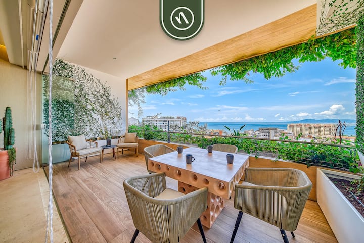 Luxury 1br Condo With Private Terrace - Ocean View - Puerto Vallarta