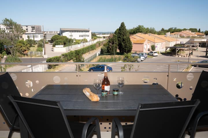 Sète, Beau T2, Quartier Calme à 2 Pas Des Plages, - Plage de la Corniche - Sète