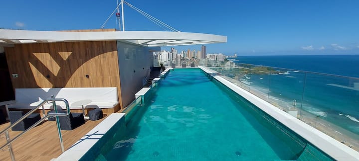 Cobar0124 - 2/4 With Sea View Balcony - Barra