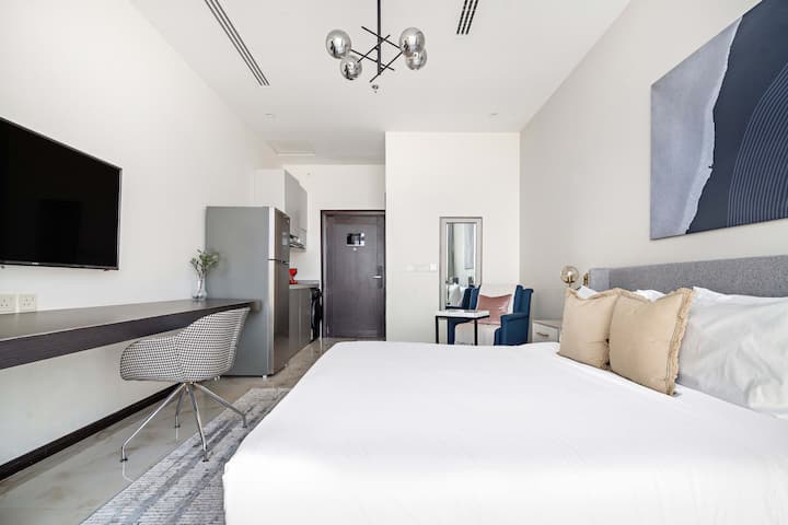 Cozy Studio | High Floor | Near Kafd - Riad