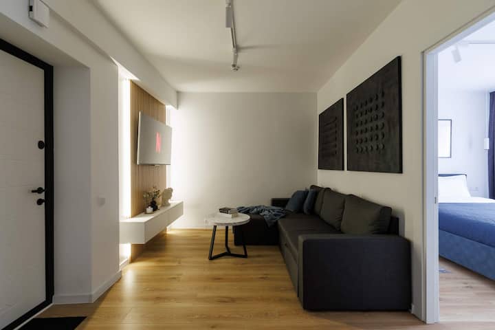 1br- Balcony, Netflix, Nespresso, Ac, Walk-to-mall - Chișinău